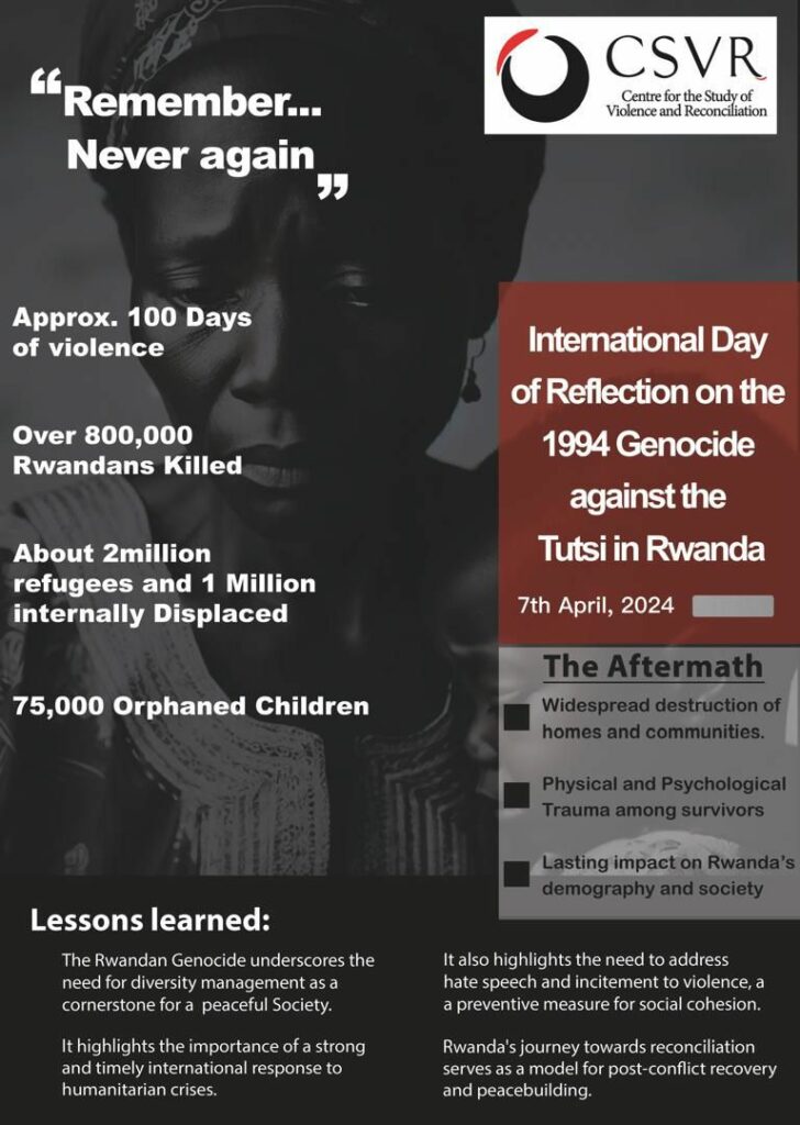 CSVR | Media statement: Centre for the Study of Violence and ...